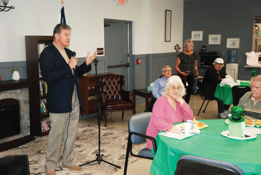 Manchin visits Wood County Senior Citizens Association, Wincore | News ...